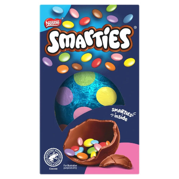 Smarties Milk Chocolate Easter Shell Egg, 100 g – WesleysOnline.com