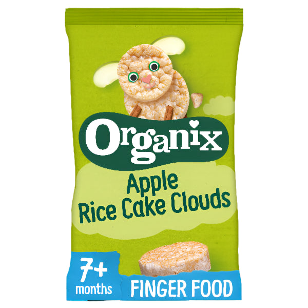 Organix Apple Rice Cake Clouds, 40 g – WesleysOnline.com