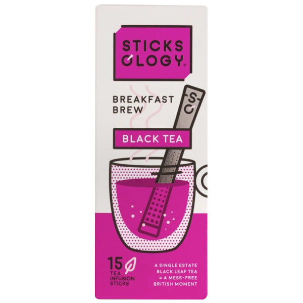 Sticksology Breakfast Brew Black Tea, 15 Tea Sticks – WesleysOnline.com