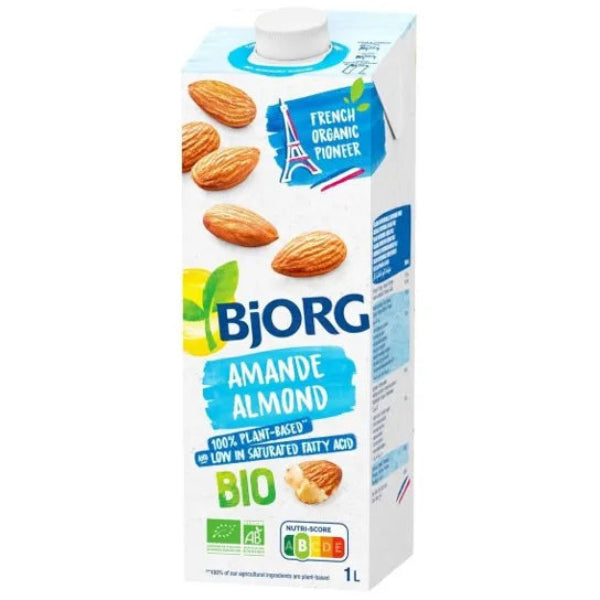 Bjorg Organic Almond Milk with Calcium, 1L – WesleysOnline.com