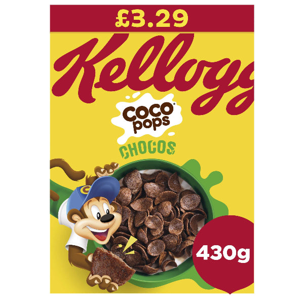 Kellogg's Coco Pops Chocos Breakfast Cereal, 430 g – WesleysOnline.com