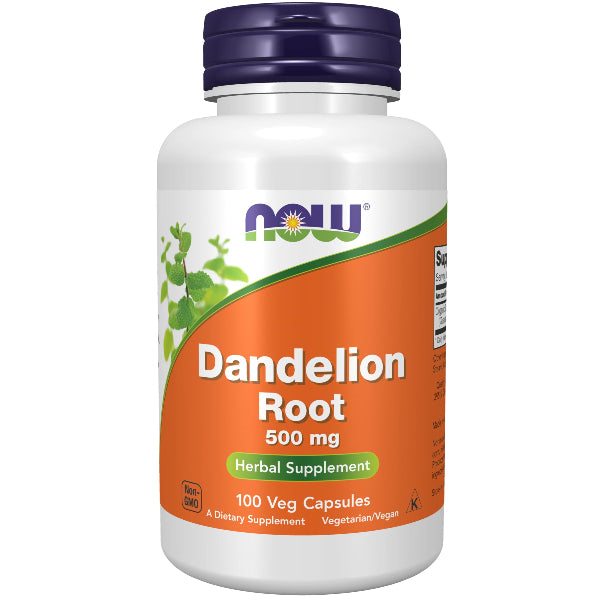 NOW Foods Dandelion Root 500mg, 100 Veg. Capsules – WesleysOnline.com