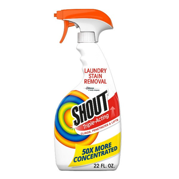 Shout Triple Acting Fabric Stain Remover, 22oz – WesleysOnline.com